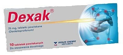 Dexak tabletki 0,025 g 10 tabletek w Apteka Sawa