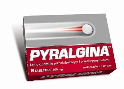 Pyralgina tabletki 0,5 g 12 tabletek w Apteka Sawa